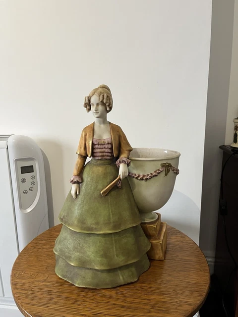 IMPERIAL AMPHORA AUSTRIA Figurine Lady Art Nouveau Porcelain £260.72 ...