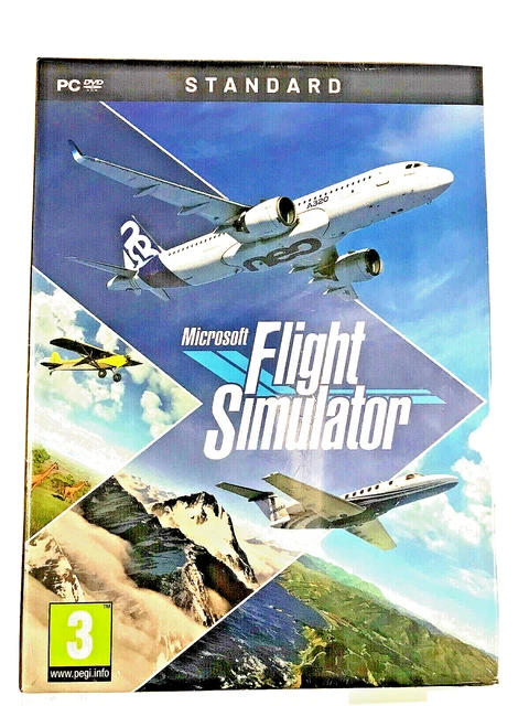 MICROSOFT FLIGHT SIMULATOR 2020 Standard for Windows 10 PC (10 DVDs ...