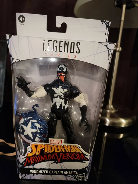 HASBRO MARVEL LEGENDS Spider-Man venin maximum venin Captain America ...