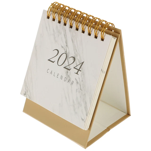DESK CALENDAR 2024 Table Calendar Monthly Calendar Ornament Simple ...