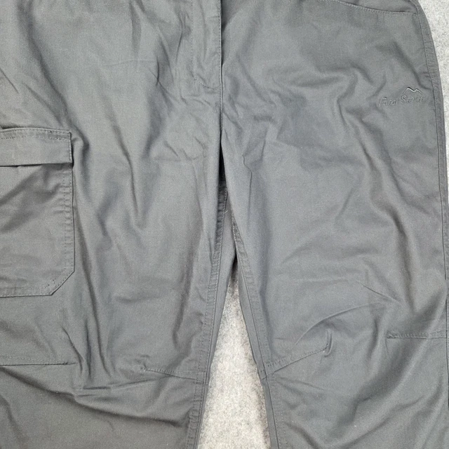 PETER STORM WOMEN'S Grey Size 12 3/4 Length Combat Cargo Outdoor ...