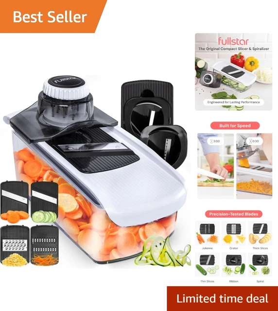 SMART KITCHEN MANDOLINE Slicer with Interchangeable Blades for ...