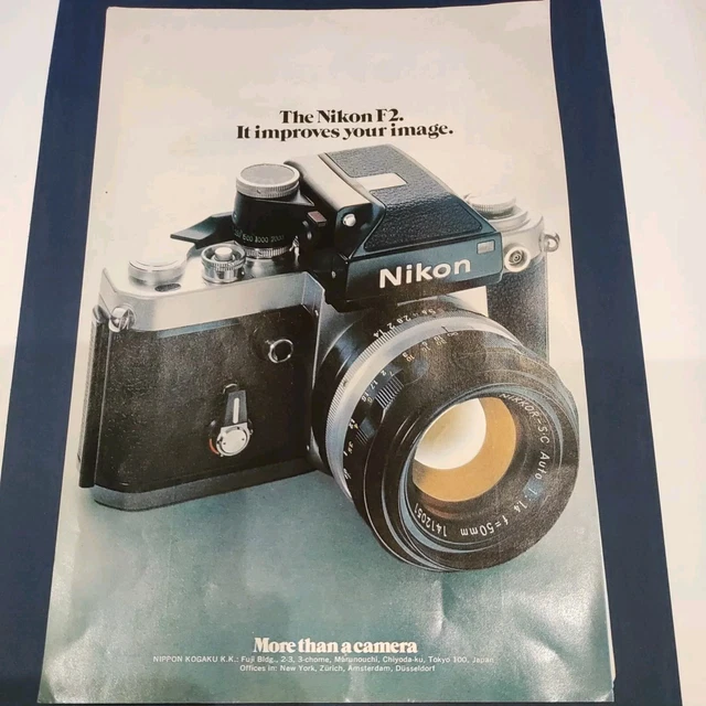 NIKON F2 VINTAGE Magazine Advert £4.88 - PicClick UK