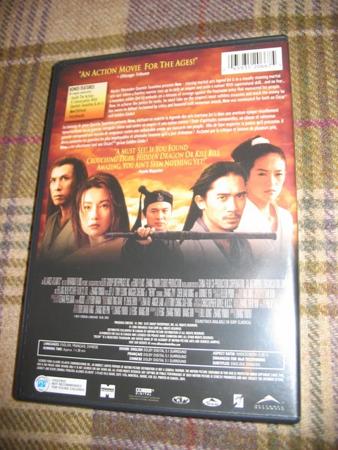HERO DVD - Jet Li, Donnie Yen, Maggie Cheung, Tony Leung, Zhang Ziyi, epic, 2002 EUR 3,43 ...