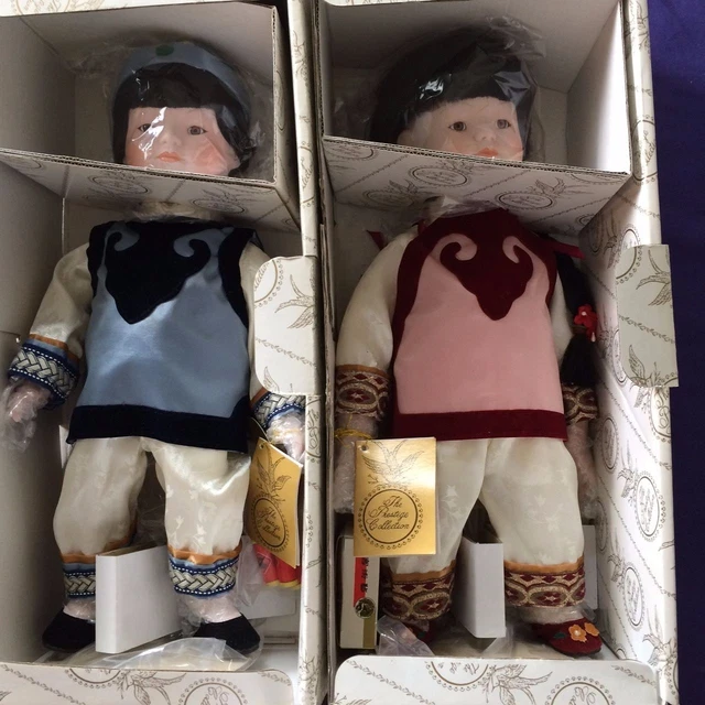 VINTAGE MING-MING & Ling-Ling Porcelain Doll Figure from Kingstate £75. ...