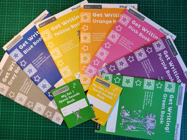 READ WRITE INC. Phonics: Get Writing! 1-7 Books by M Ruth & My Set1 And ...