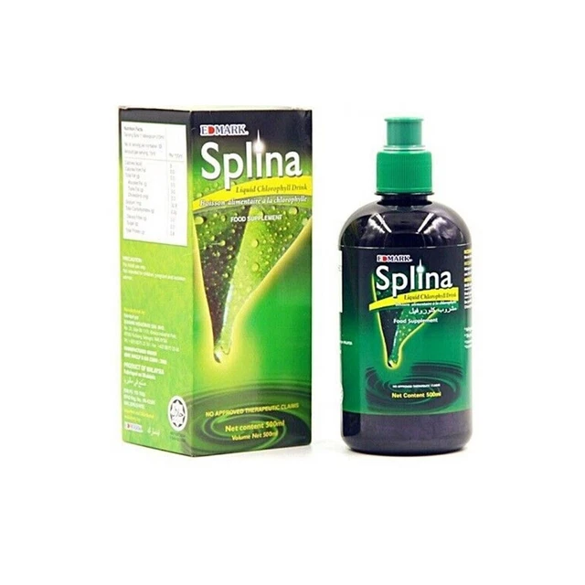EDMARK SPLINA CHLOROPHYLL 500ml Antialterung Gewichtsverlust Entgiftung ...
