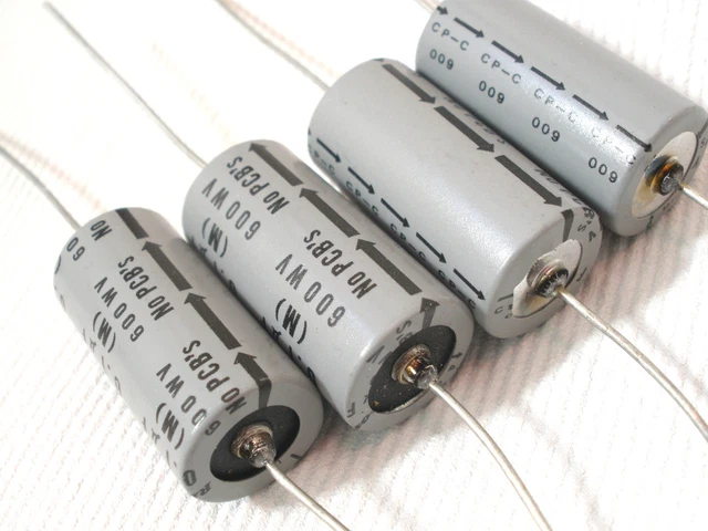 2 X RUBYCON PAPER Capacitor 0.1uf 600WV Fr AUDIO GUITAR RADIO Tube ...