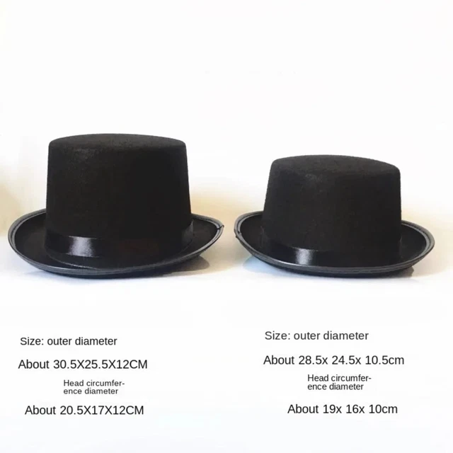 NEW COLLAPSIBLE BLACK Top Hat Magician Costume Party Fast Shippingc £31 ...