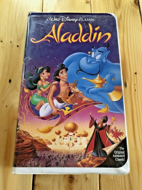 Aladdin Vhs Tape Walt Disney Classic Rare Black Diamond My Xxx Hot Girl 6779