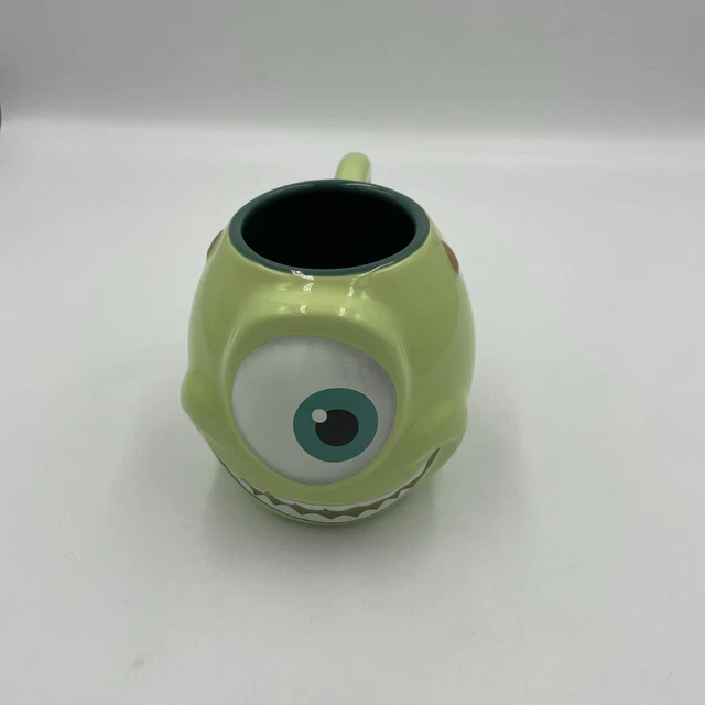 DISNEY STORE MONSTERS Inc Mike Wazowski 3D Figural Ceramic Coffee Mug ...