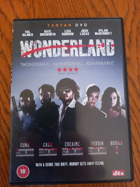 WONDERLAND DVD RATED 18 Val Kilmer £3.99 - PicClick UK