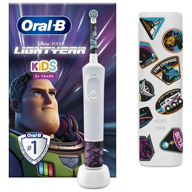 ORAL-B KIDS ELECTRIC Rechargeable Toothbrush and Travel Case Disney ...