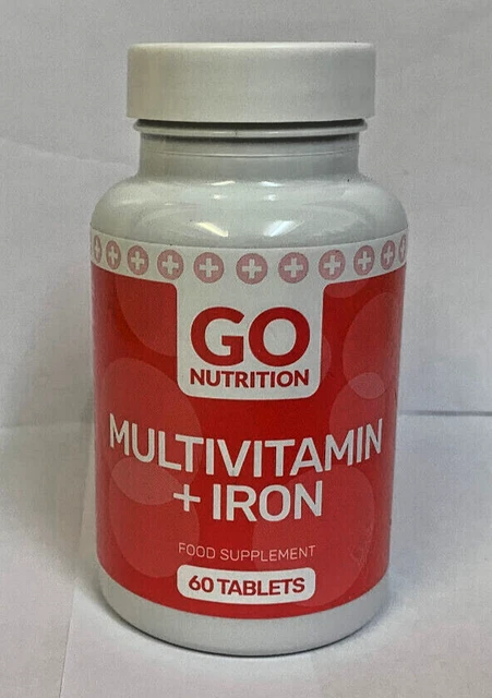 GO NUTRITION MULTI Vitamin & Iron Food Supplement (Pack of 60) £5.93 ...