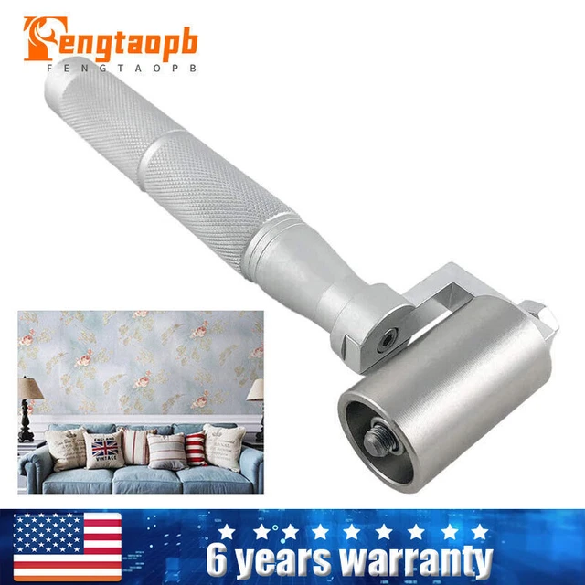 STAINLESS STEEL HOME Wallpaper Seam Roller Wall Paper Smoothing ...