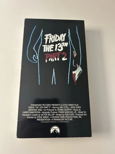 FRIDAY THE 13TH Part 2 VHS $36.00 - PicClick CA