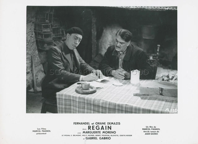 FERNANDEL GABRIEL GABRIO Regain 1937 Photo Original #14 Pagnol Giono ...