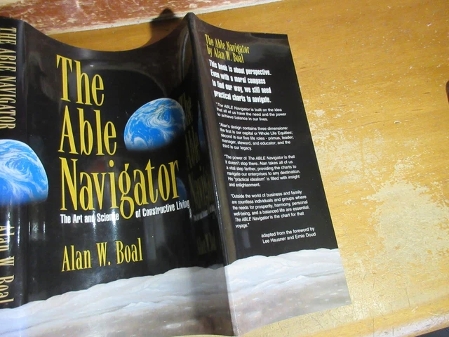 THE ABLE NAVIGATOR Book 1998 ALAN W. BOAL SIGNED SPACE MOON ASTRONOMY ...