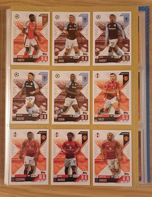 10 MAR MATCH ATTAX EXTRA 2025 SQUAD UPDATE & AWAY KIT (VARIOUS 1-81) £1 ...