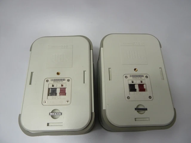 JBL - 2X Control 1 Pro Speakers - White - very good condition + wires £ ...
