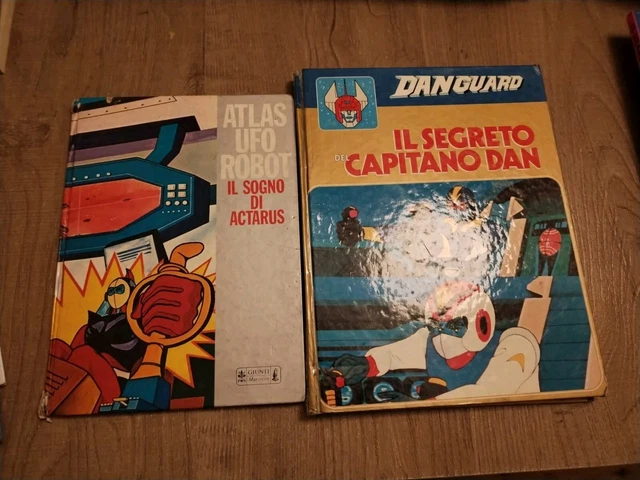 LIBRI ATLAS UFO Robot Goldrake Cartonato Danguard Il Segreto Capitano ...