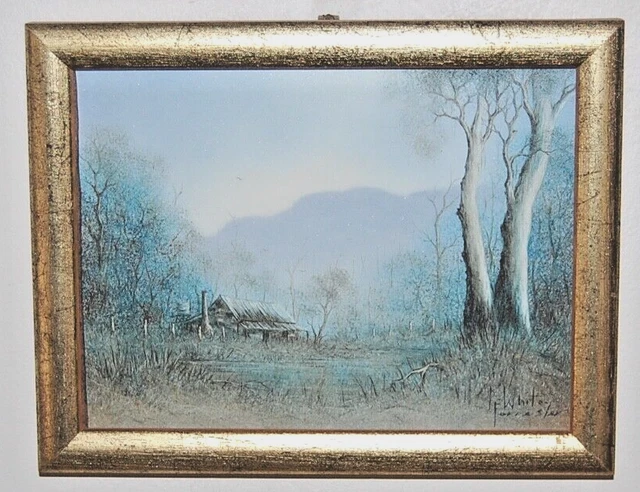 ORIGINAL 1976 VINTAGE oil painting by Peter Forrester White, Mount ...