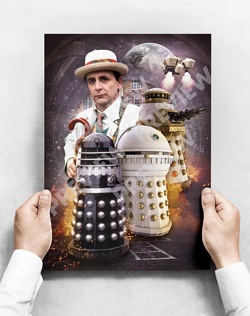 DOCTOR WHO - A3 Poster - 7th Doctor Sylvester McCoy EUR 14,11 - PicClick FR