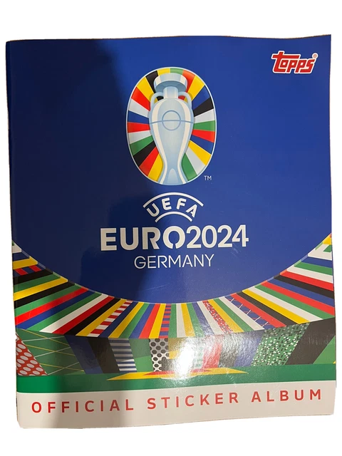 TOPPS UEFA EURO 2024 stickers 5 packs and stickers book £5.00 - PicClick UK
