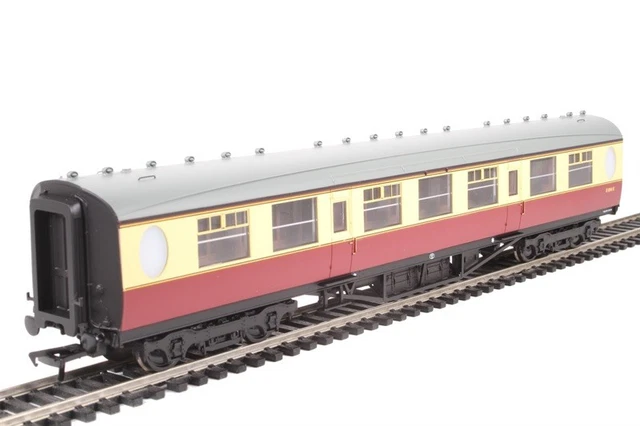 BACHMANN 34-386 THOMPSON 3RD CLASS CORRIDOR COACH BR CRIMSON/CREAM No ...