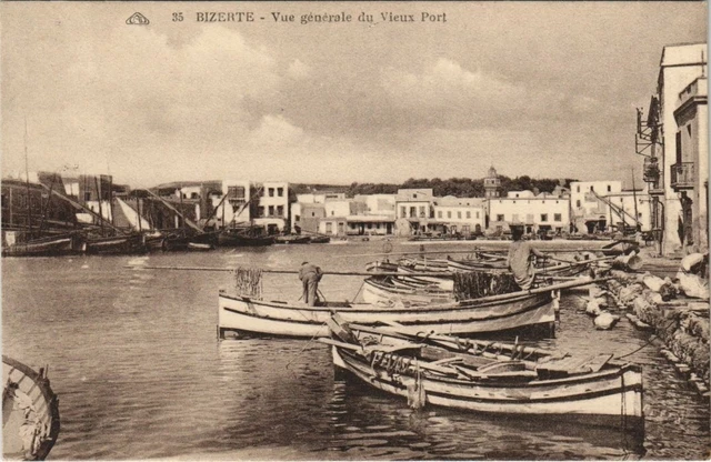 CPA AK TUNISIE BIZERTE - Vue générale du vieux port (148869) EUR 5,99 - PicClick FR