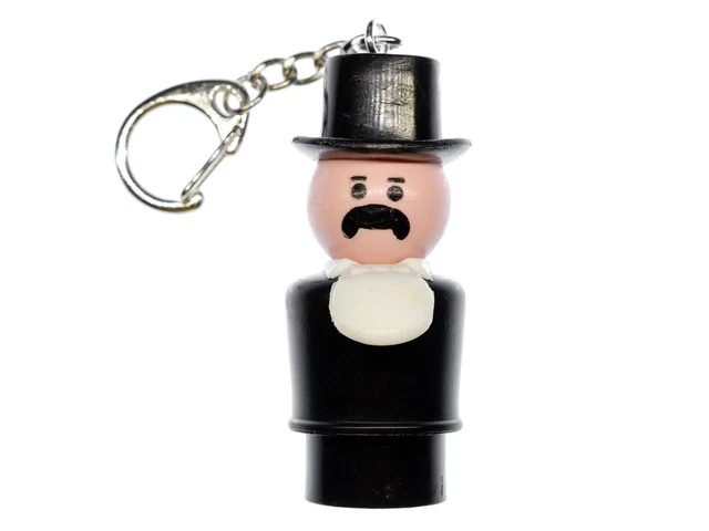 FISHER PRICE LITTLE People Figure Keychain Circus Director Cylinder ...