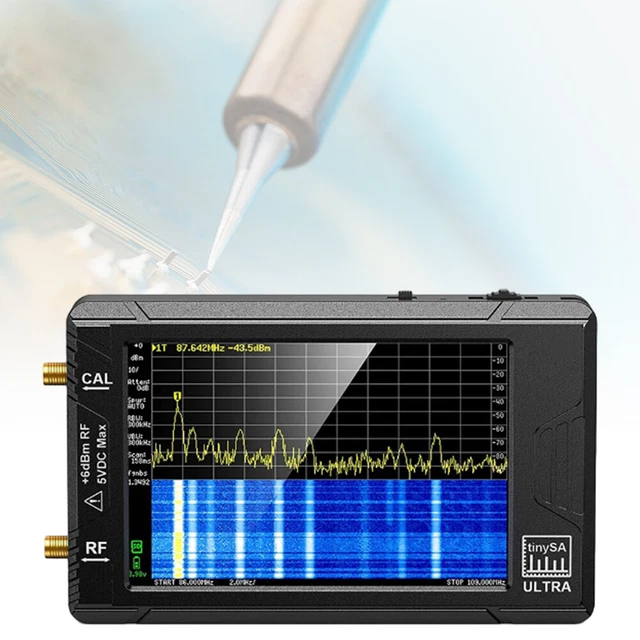 Handheld Spectrum Analyzer 100khz 350mhz Signal Generator For Tinysa