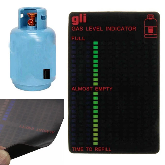 PROPANE BUTANE LPG Fuel Gas Tank Level Indicator Magnetic Caravan Gauge ...