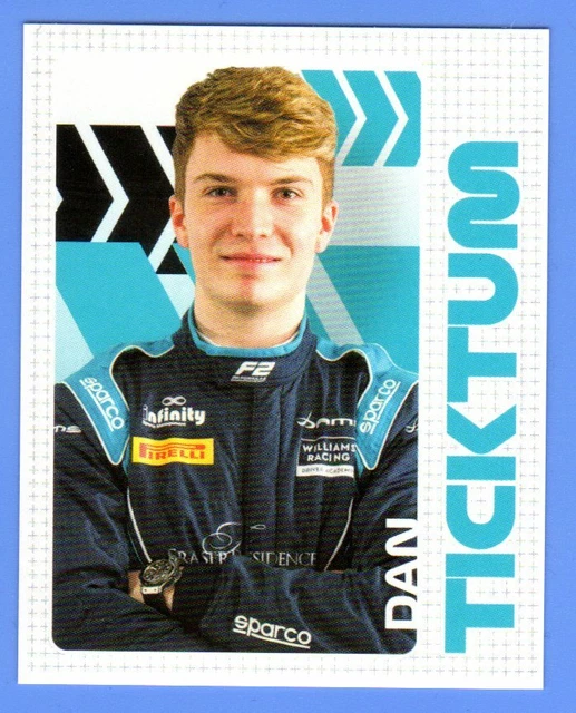 TOPPS OFFICIAL F1 Sticker Formula 1 #212 Dan TICKTUM The Road To F1 ...