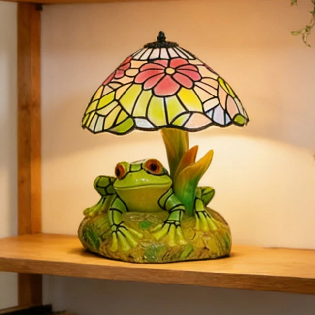 SMALL BEDSIDE LAMP Animal LED Desk Reading Light Frog Table Lamp for ...