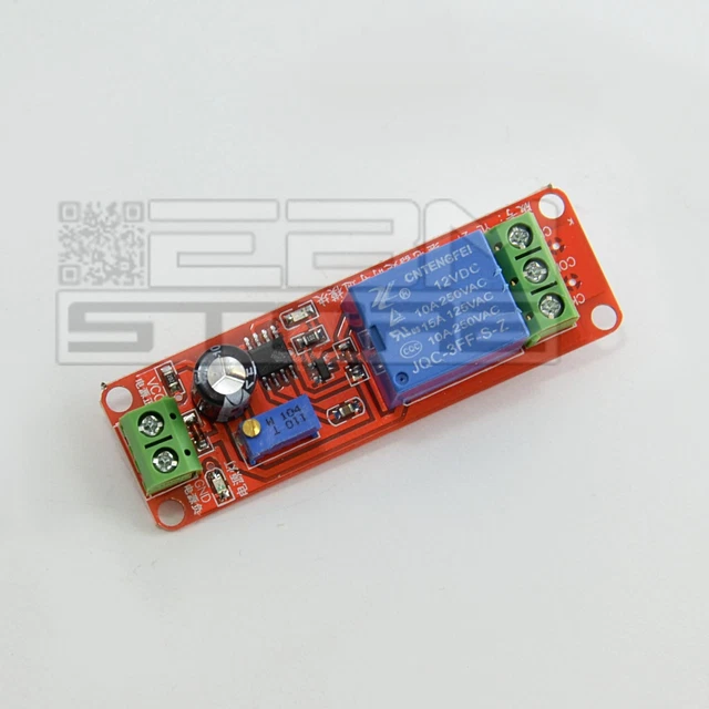 TEMPORIZZATORE 12V CON NE555 timer ritardo regolabile arduino - ART. CT01 EUR 2,50 - PicClick IT