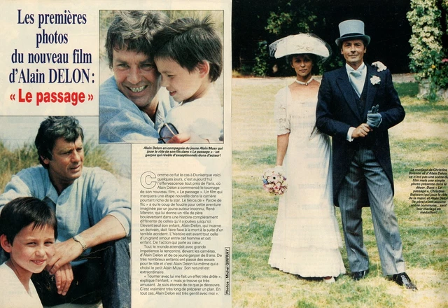 COUPURE DE PRESSE Clipping 1986 Alain Delon le film Le Passage (4 pages) EUR 5,00 - PicClick FR