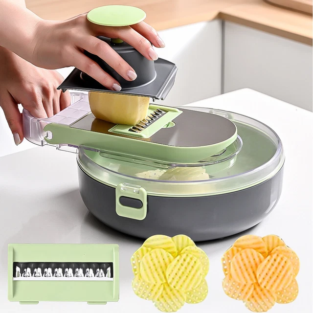 VEGETABLE CUTTER DICER Fruit Slicer Chopper Food Processor Potato ...