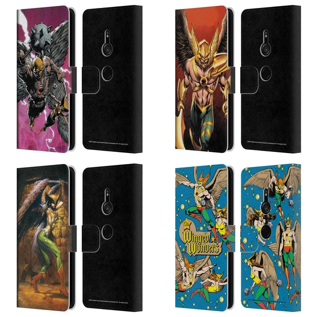 JUSTICE LEAGUE DC Comics Hawkman Comic Art Leather Book Case For Sony ...
