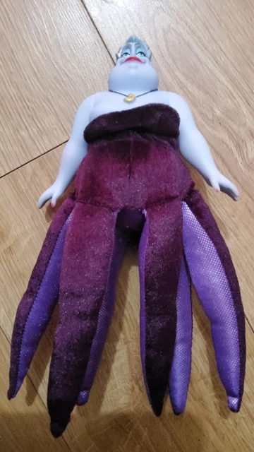 THE LITTLE MERMAID Ursula Part Plush Vinyl Doll 11" Disney Store Doll £ ...