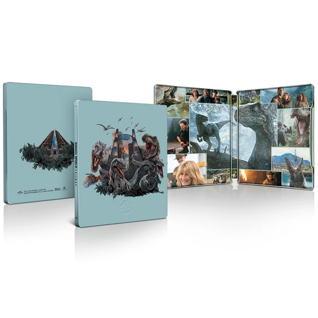 JURASSIC WORLD TRILOGY Steelbook Limited Edition [12] 4K UHD - Pre-sale £49.99 - PicClick UK