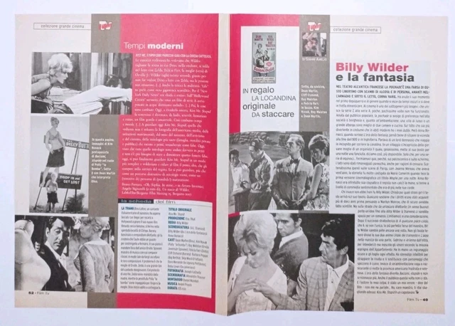 POSTER LOCANDINA BACIAMI Stupido Dean Martin Kim Novak 42x27cm Film Tv ...