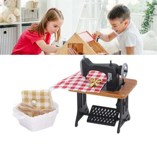 DOLLHOUSE SEWING MACHINE Model Set Mini Furniture 1P5G $17.04 - PicClick AU