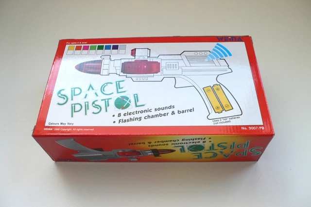 VINTAGE WEINA SPACE PISTOL Laser Ray Gun MIB 1990 £65.89 - PicClick UK