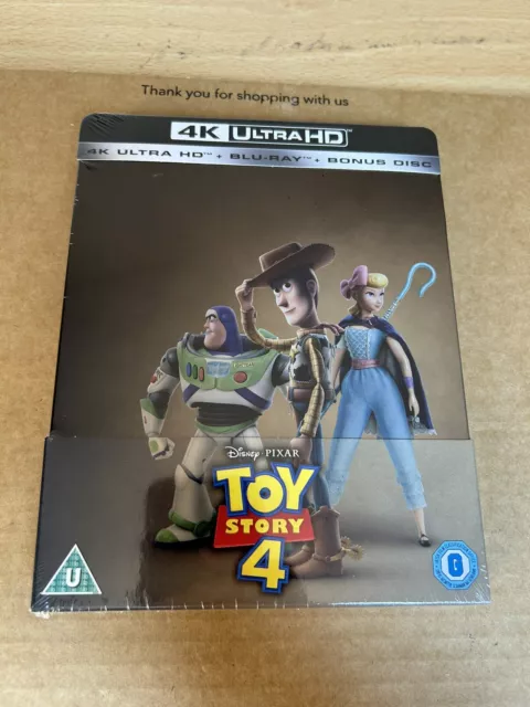 Toy Story 4 Uk 4k Uhd Blu Ray New And Sealed Disney Pixar Read Desc £34