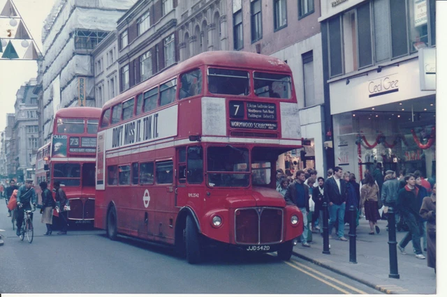 LONDON BUS PHOTO - RML2542 (X) route 7 £0.75 - PicClick UK