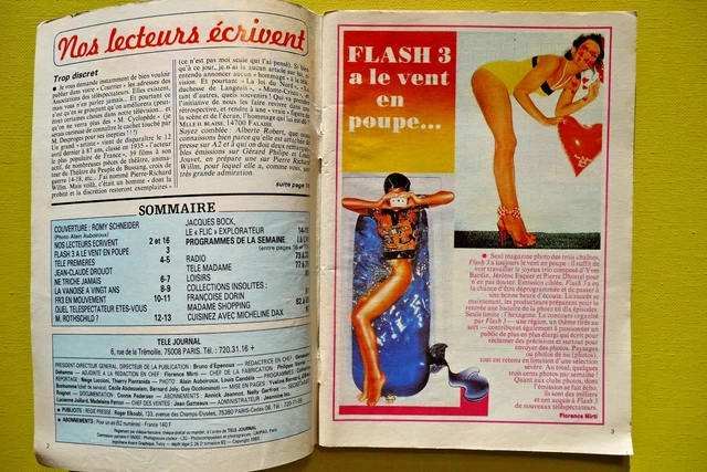 TÉLÉ JOURNAL , n° 444 - 1983 - Romy schneider , j claude drouot EUR 10 ...