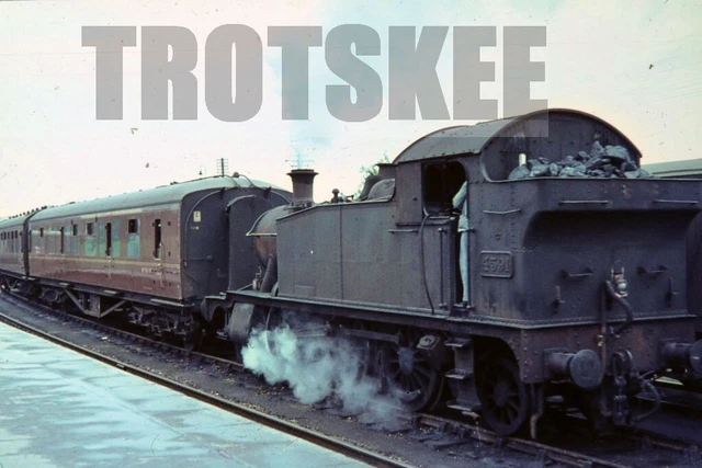 35MM SLIDE BR British Railways Steam Loco 4591 Class 4575 Pen Mill 1964 ...