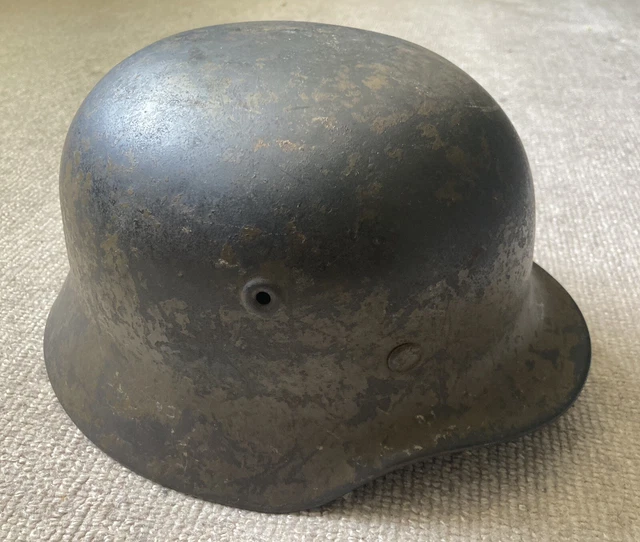 WW2 GERMAN ARMY M40 Helmet Africa Tropical M40 Original North Africa ...