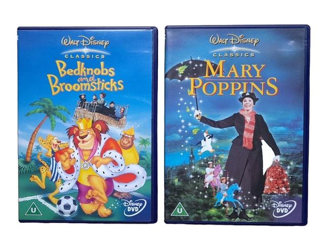 MARY POPPINS / Bedknobs And Broomsticks DVD - Walt Disney Classics- Two ...